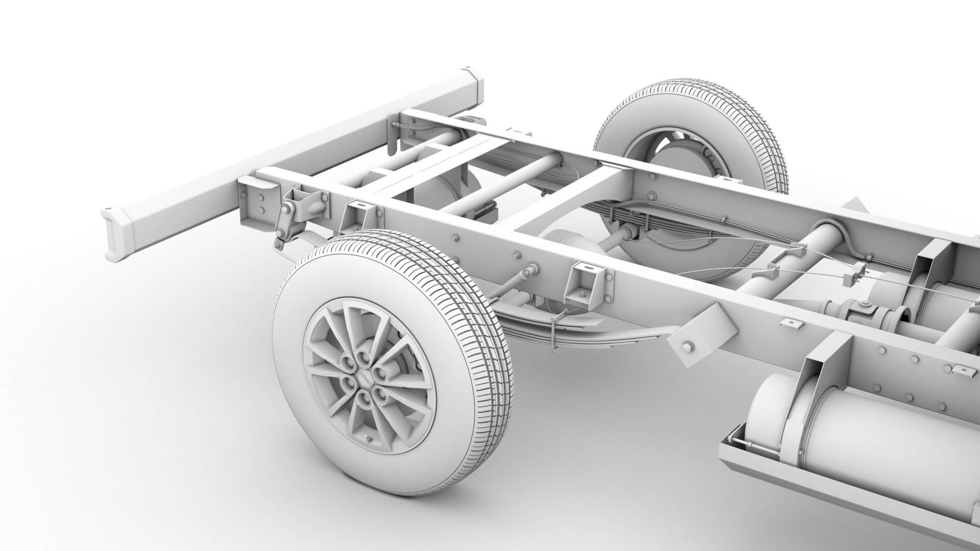 Iveco Daily Single Cab L1 Chassis 2020 - 3D Model by Creator 3D
