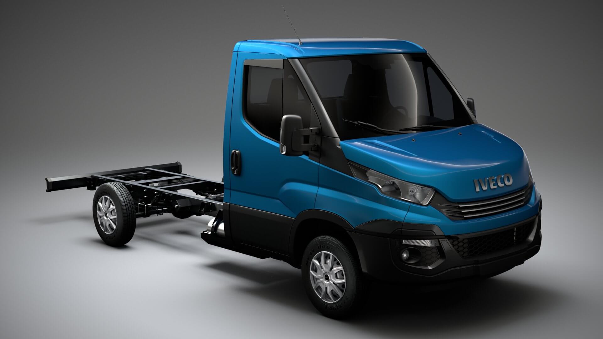 Iveco Daily Single Cab L2 Chassis 2019 3D Model