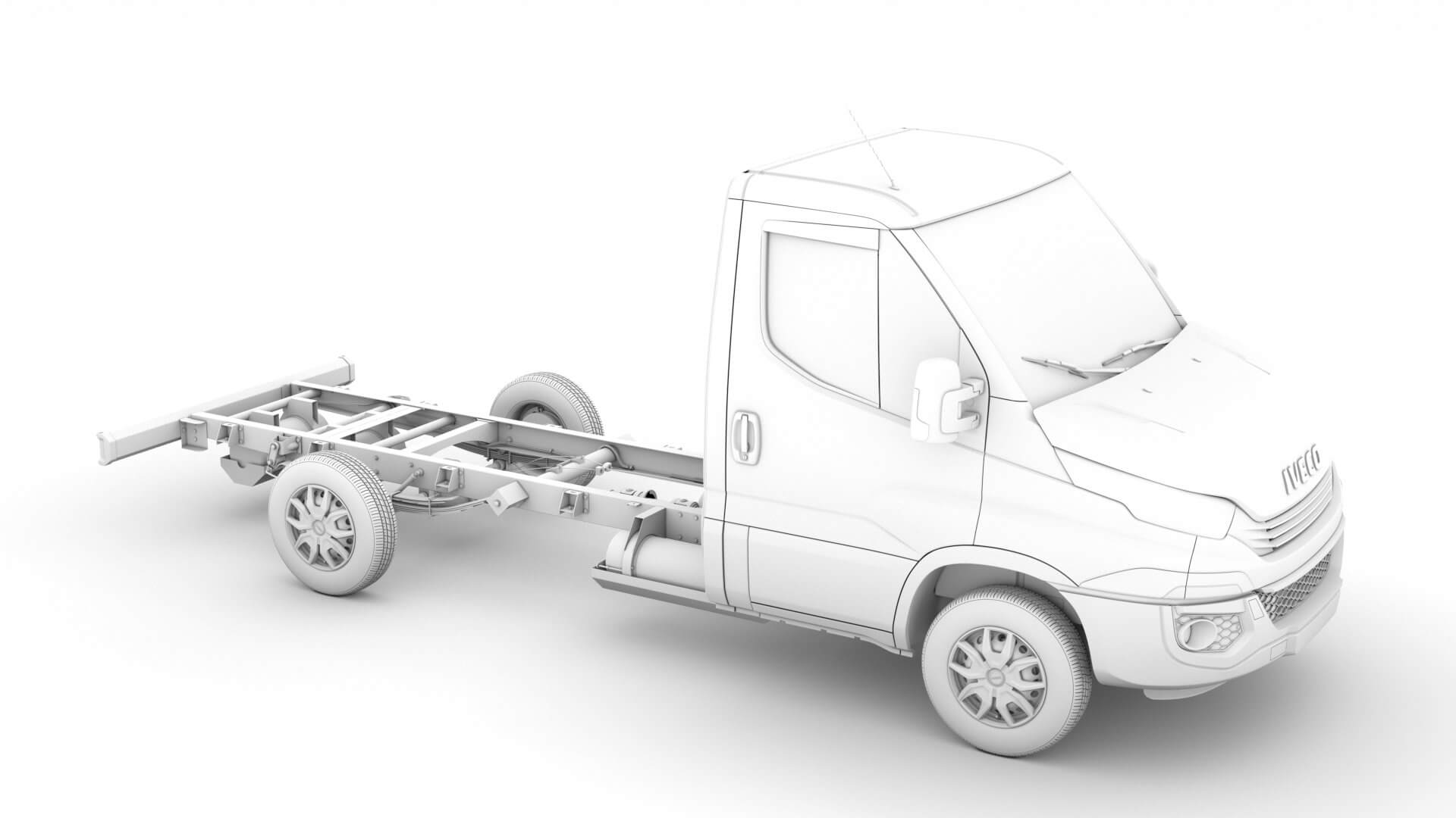 Iveco Daily Single Cab L2 Chassis 2019 - 3D Model by Creator 3D