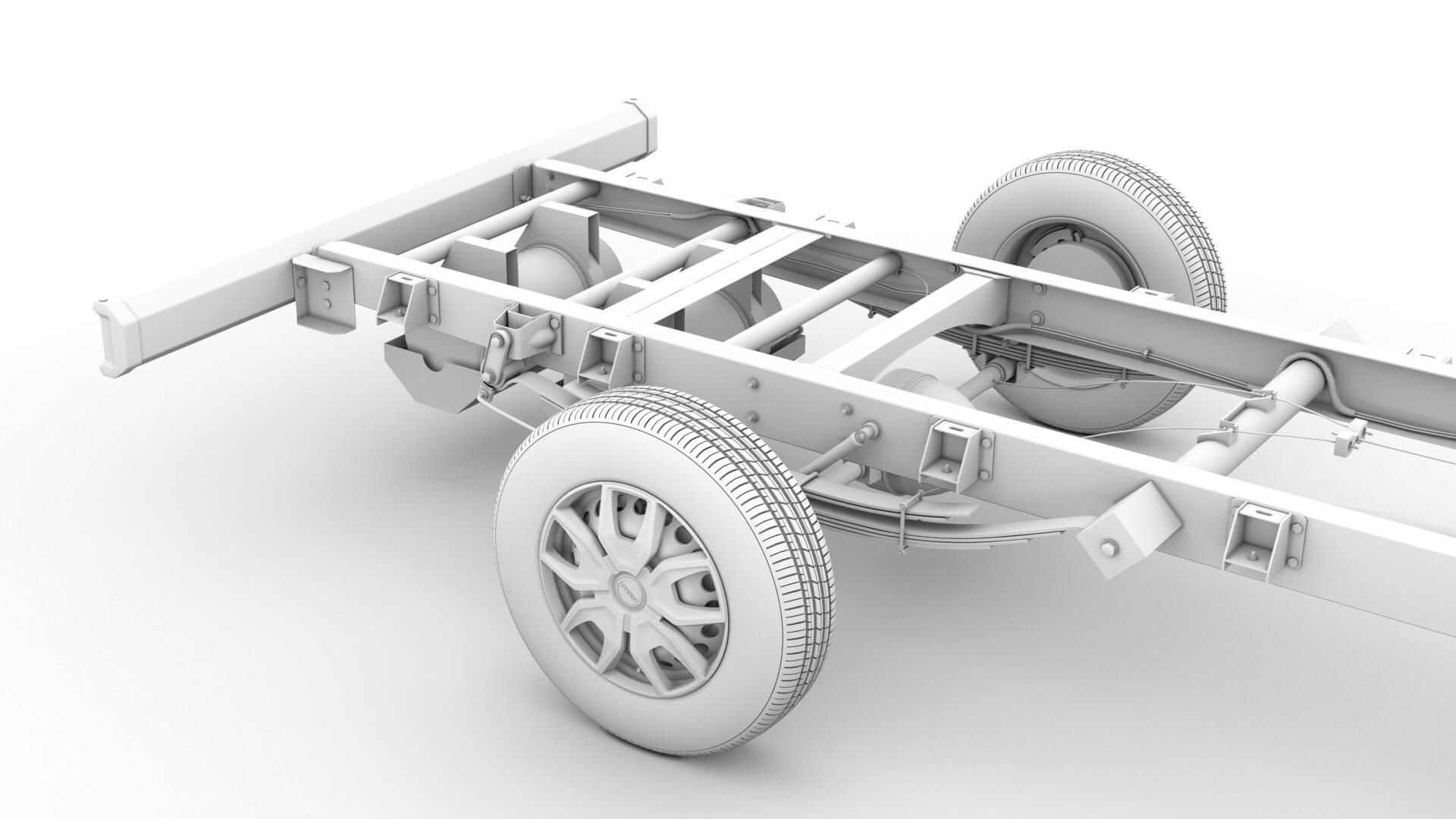 Iveco Daily Single Cab L4 Chassis 2019 - 3D Model by Creator 3D