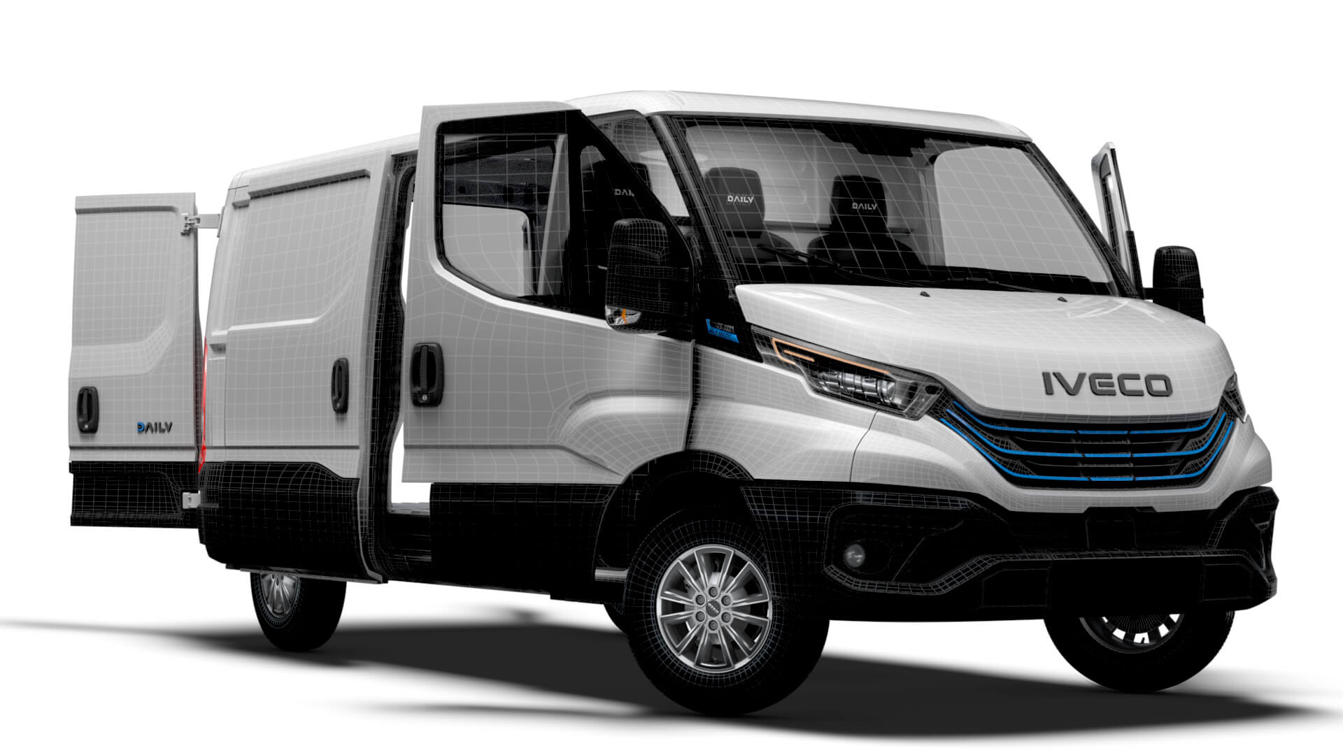 Iveco Edaily Van L2H1 HQ Interior 2024 - 3D Model by Creator 3D