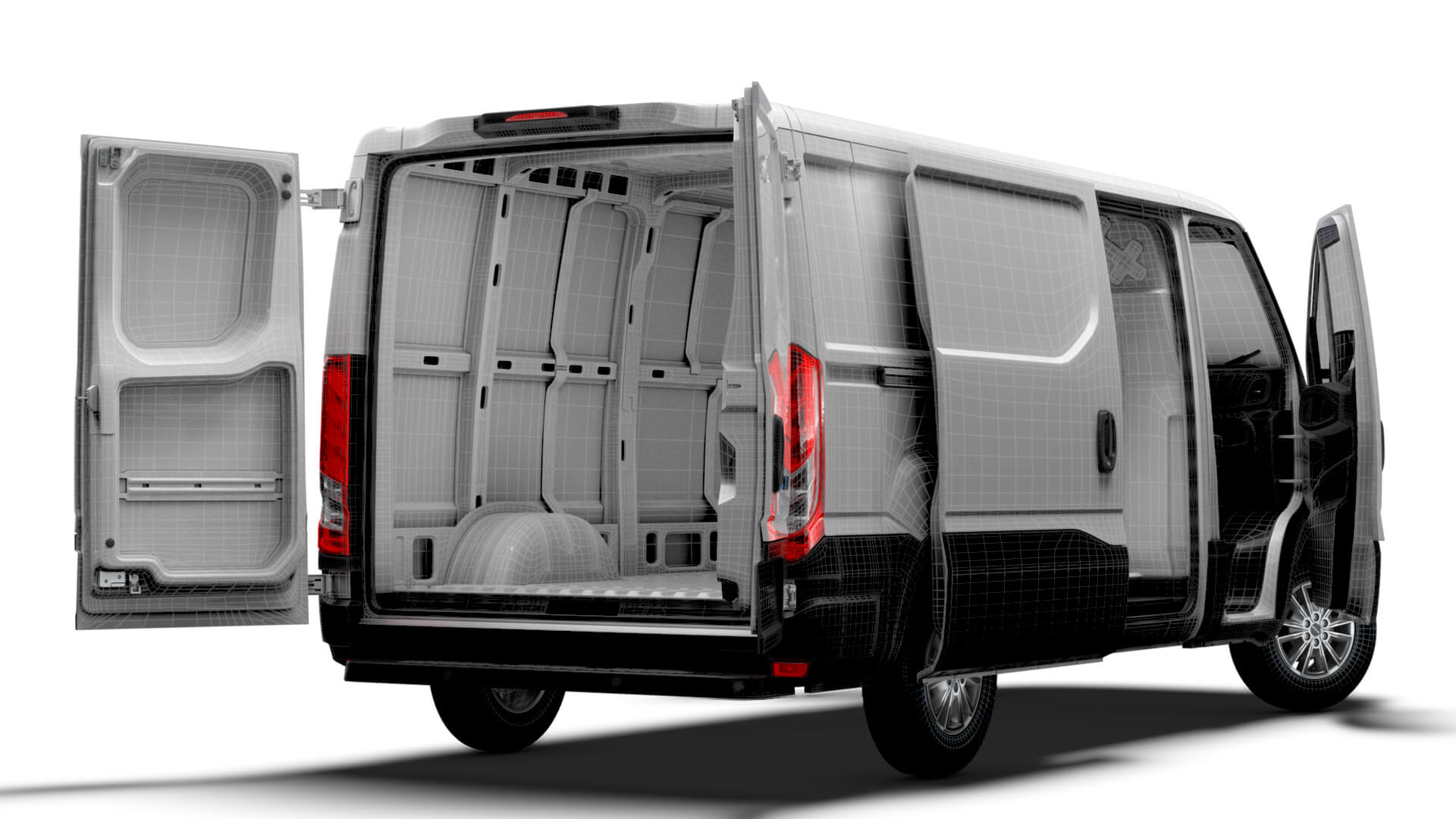 Iveco Edaily Van L2H1 HQ Interior 2024 - 3D Model by Creator 3D