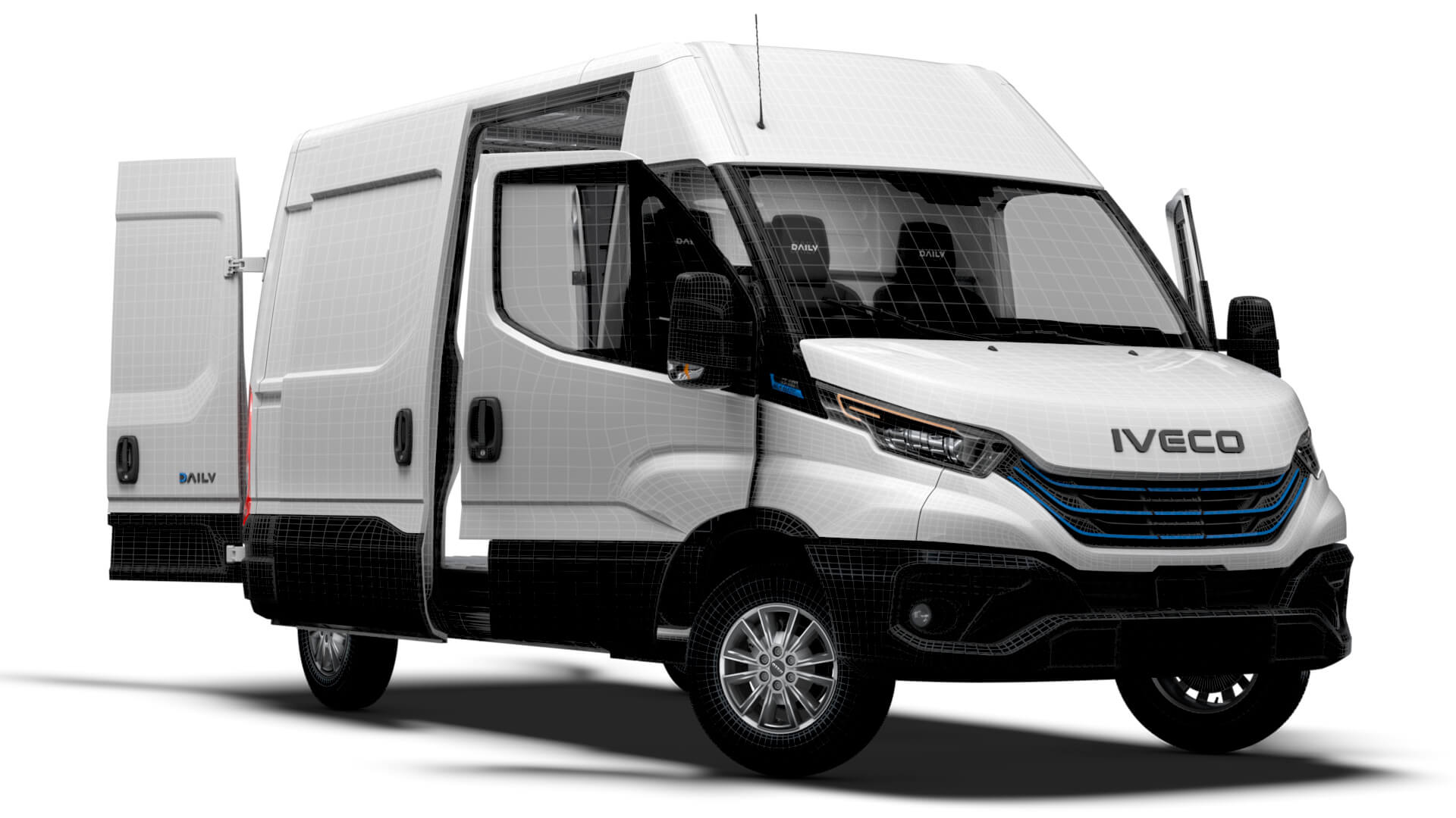 Iveco Edaily Van L2H2 HQ Interior 2024 - 3D Model by Creator 3D