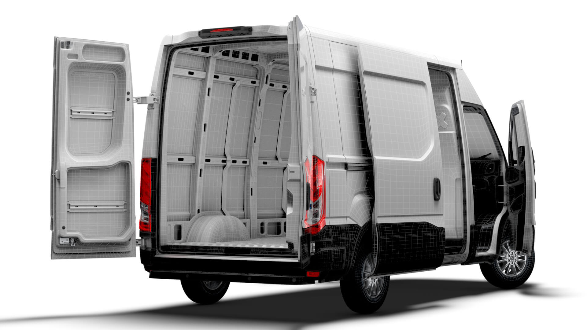 Iveco Edaily Van L2H2 HQ Interior 2024 - 3D Model by Creator 3D