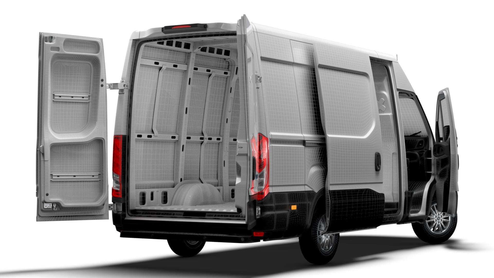 Iveco Edaily Van L3H2 HQ Interior 2024 - 3D Model by Creator 3D