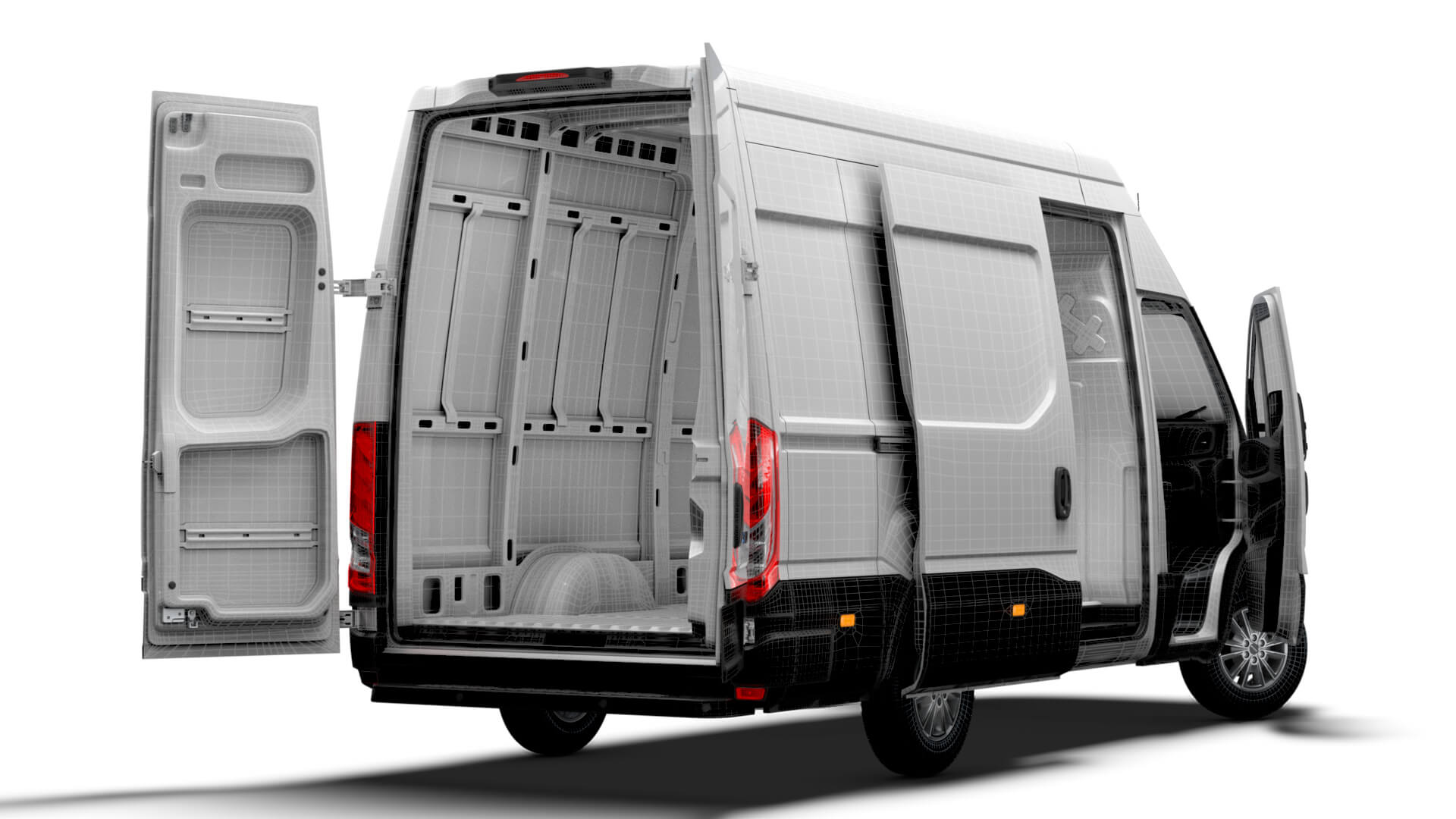 Iveco Edaily Van L3H3 HQ Interior 2024 - 3D Model by Creator 3D