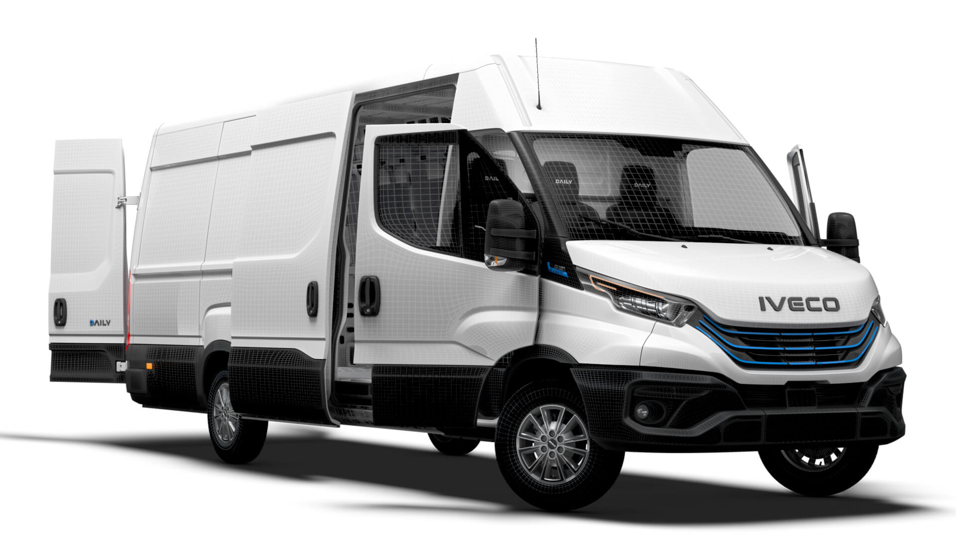 Iveco Edaily Van L4H2 HQ Interior 2024 - 3D Model by Creator 3D