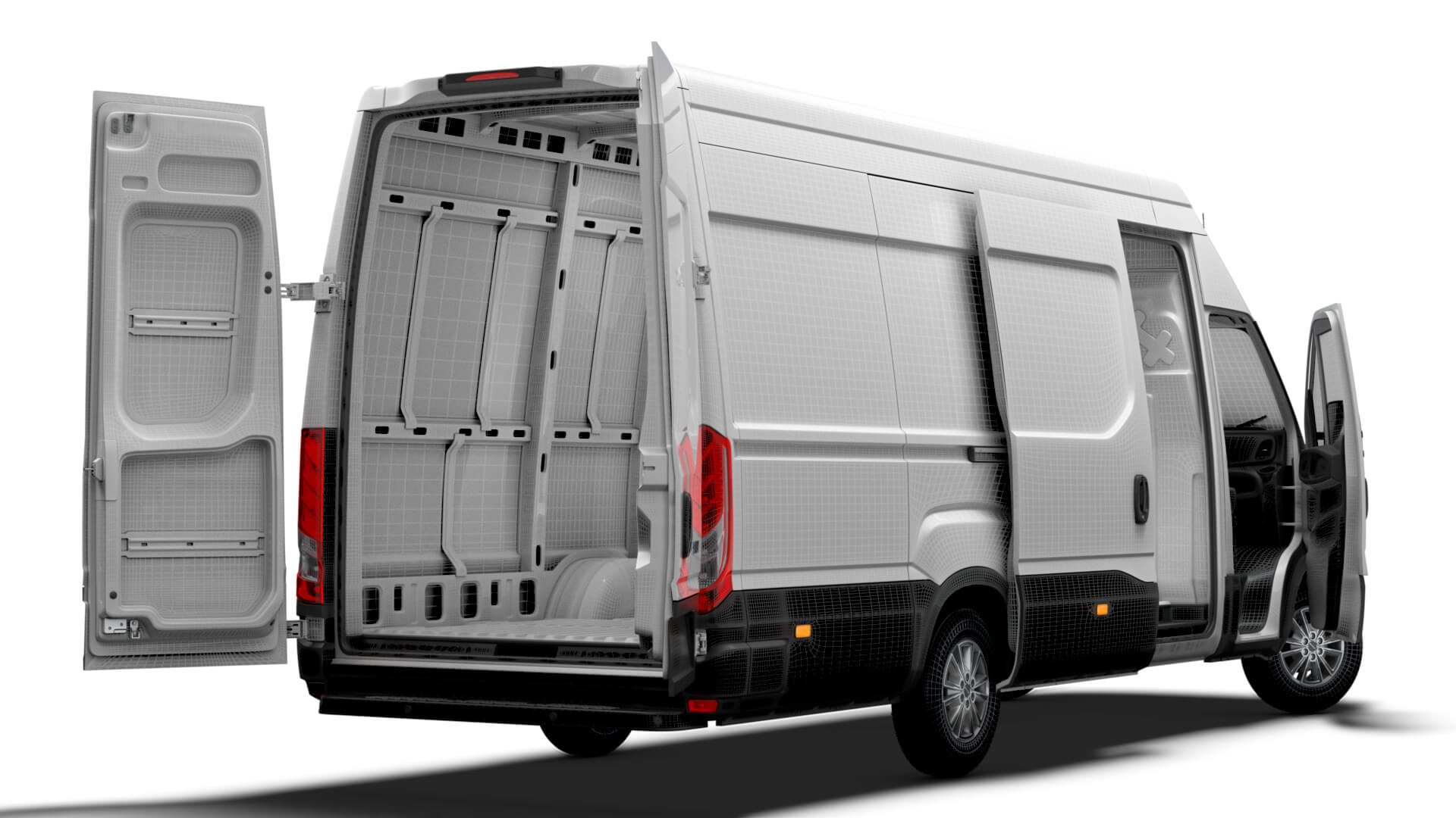 Iveco Edaily Van L4H3 HQ Interior 2024 - 3D Model by Creator 3D