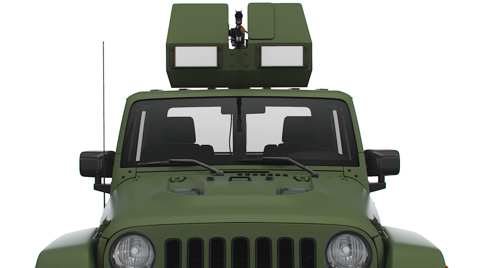 Jeep Gladiator 75th Machine Gun - 3D Model by Creator 3D