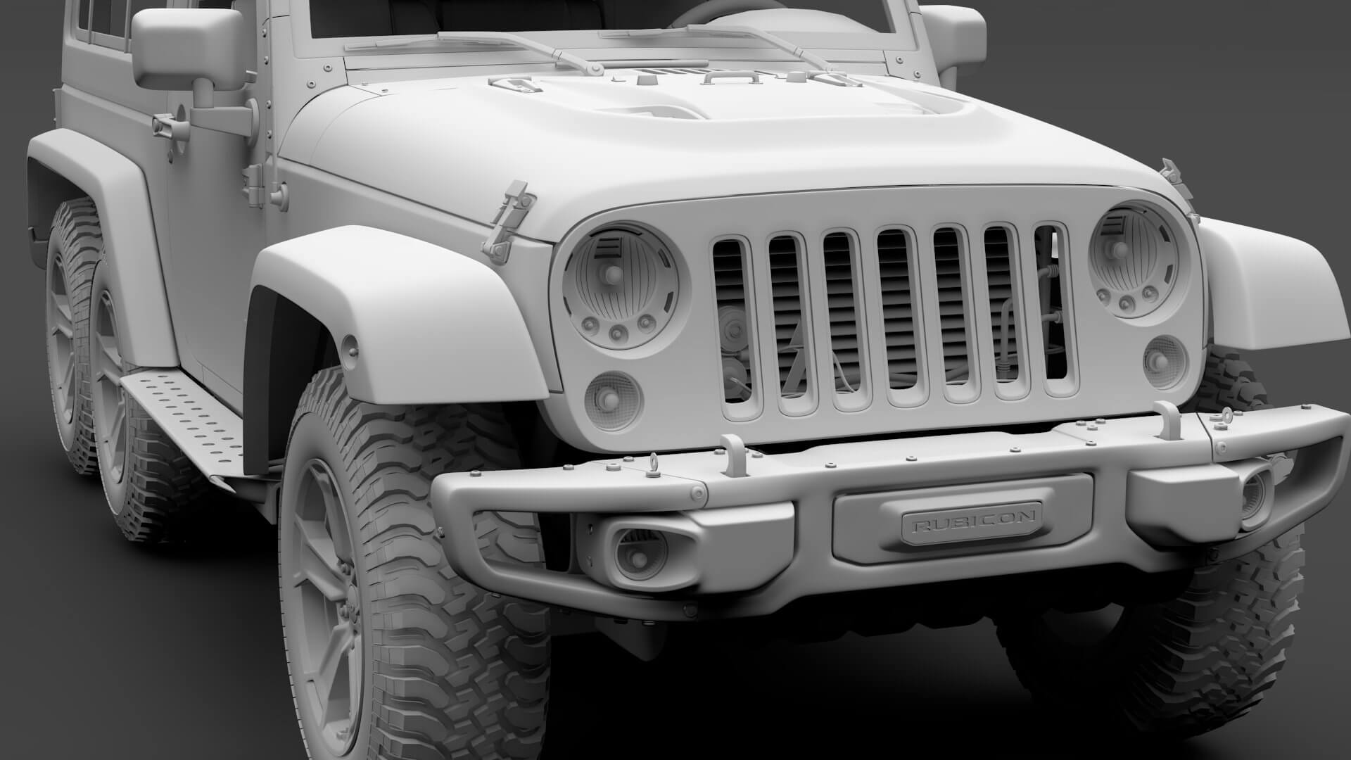 Jeep Wrangler 6x6 Rubicon Recon JK 2017 - 3D Model by Creator 3D