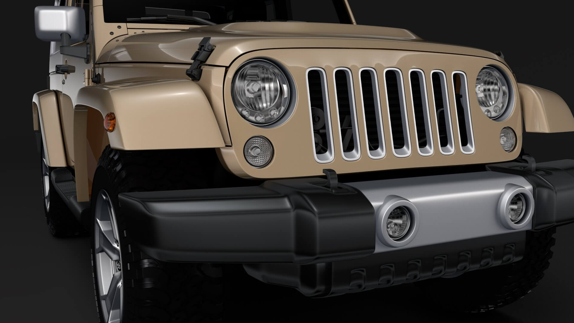 Jeep Wrangler Chief JK 2017 - 3D Model by Creator 3D