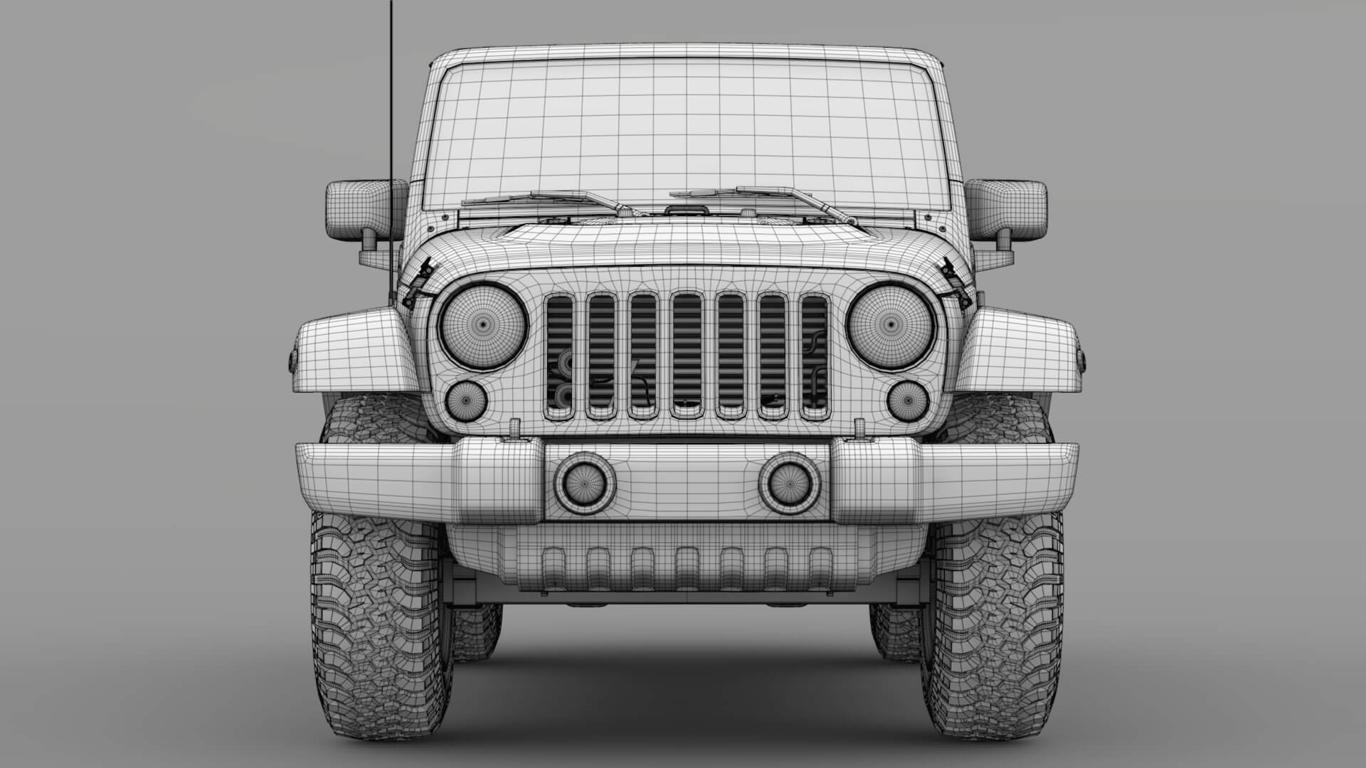 Jeep Wrangler Chief JK 2017 - 3D Model by Creator 3D