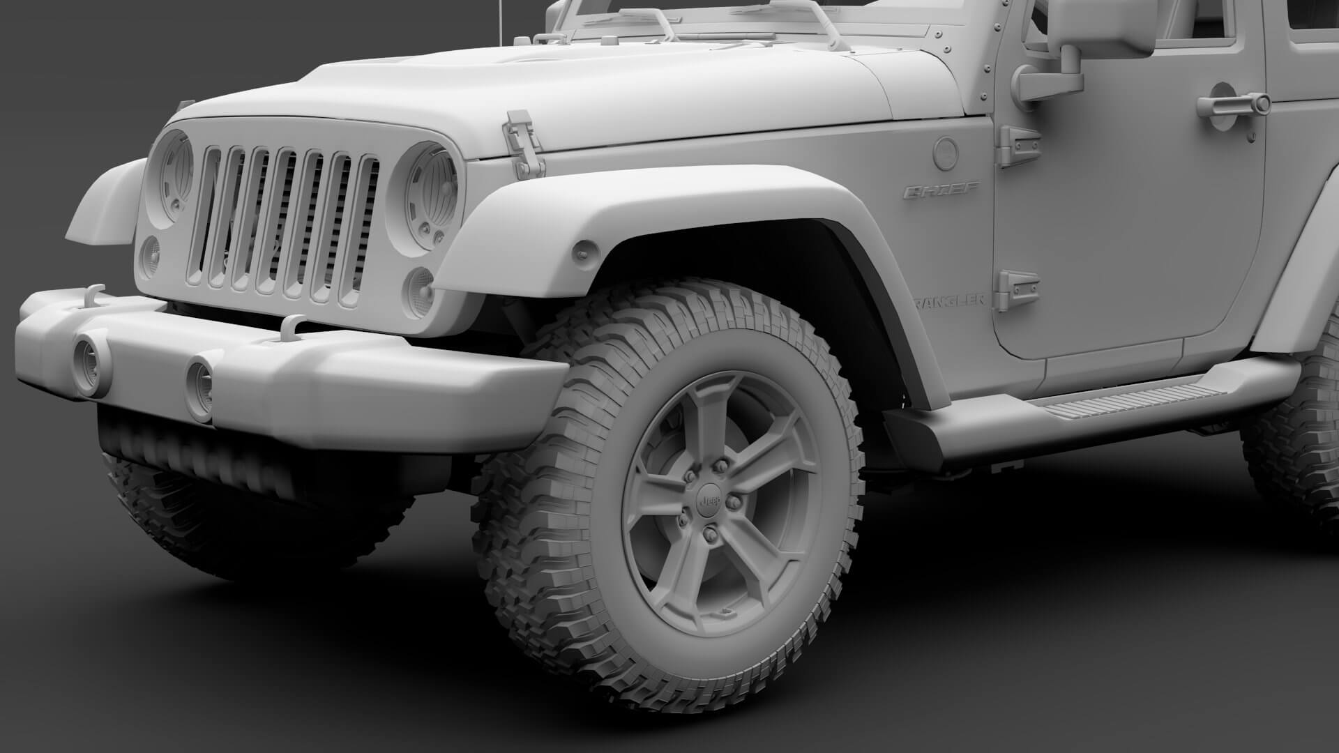Jeep Wrangler Chief JK 2017 - 3D Model by Creator 3D