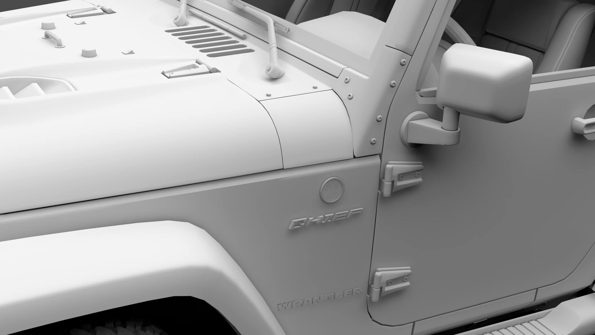 Jeep Wrangler Chief JK 2017 - 3D Model by Creator 3D