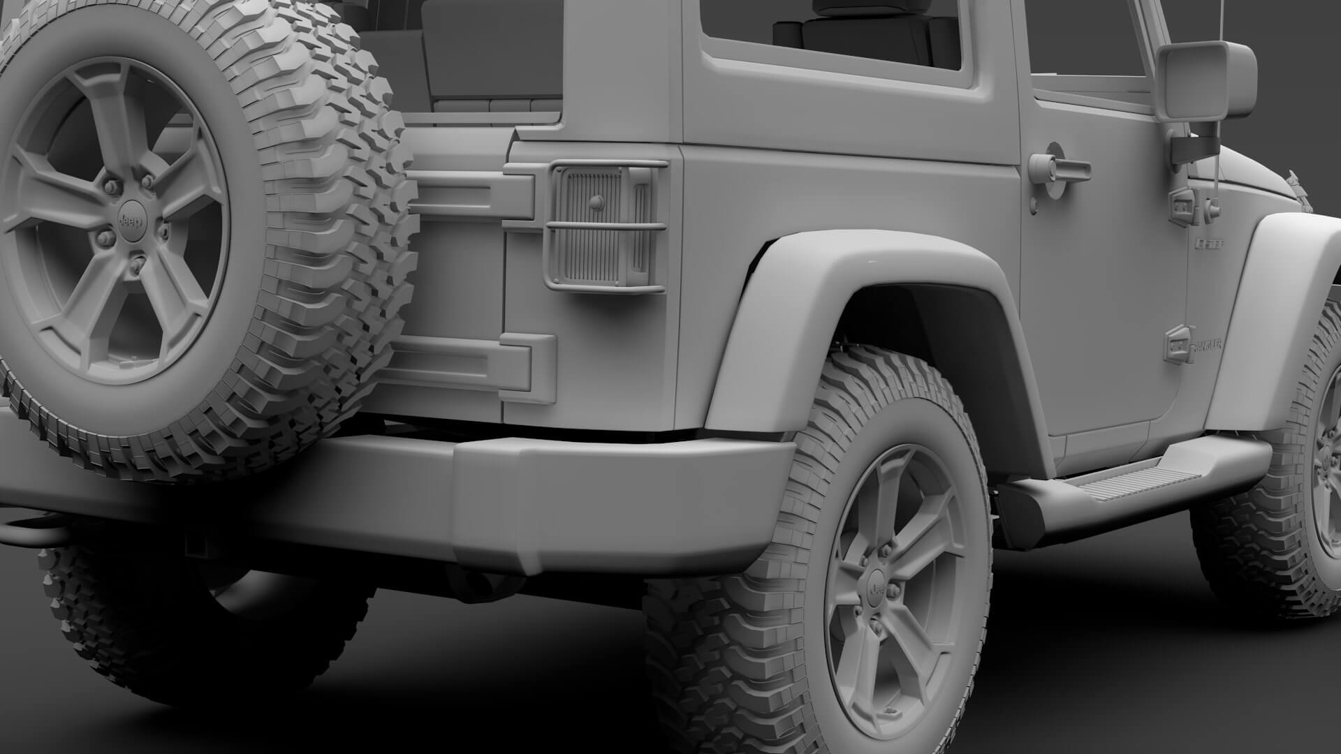 Jeep Wrangler Chief JK 2017 - 3D Model by Creator 3D