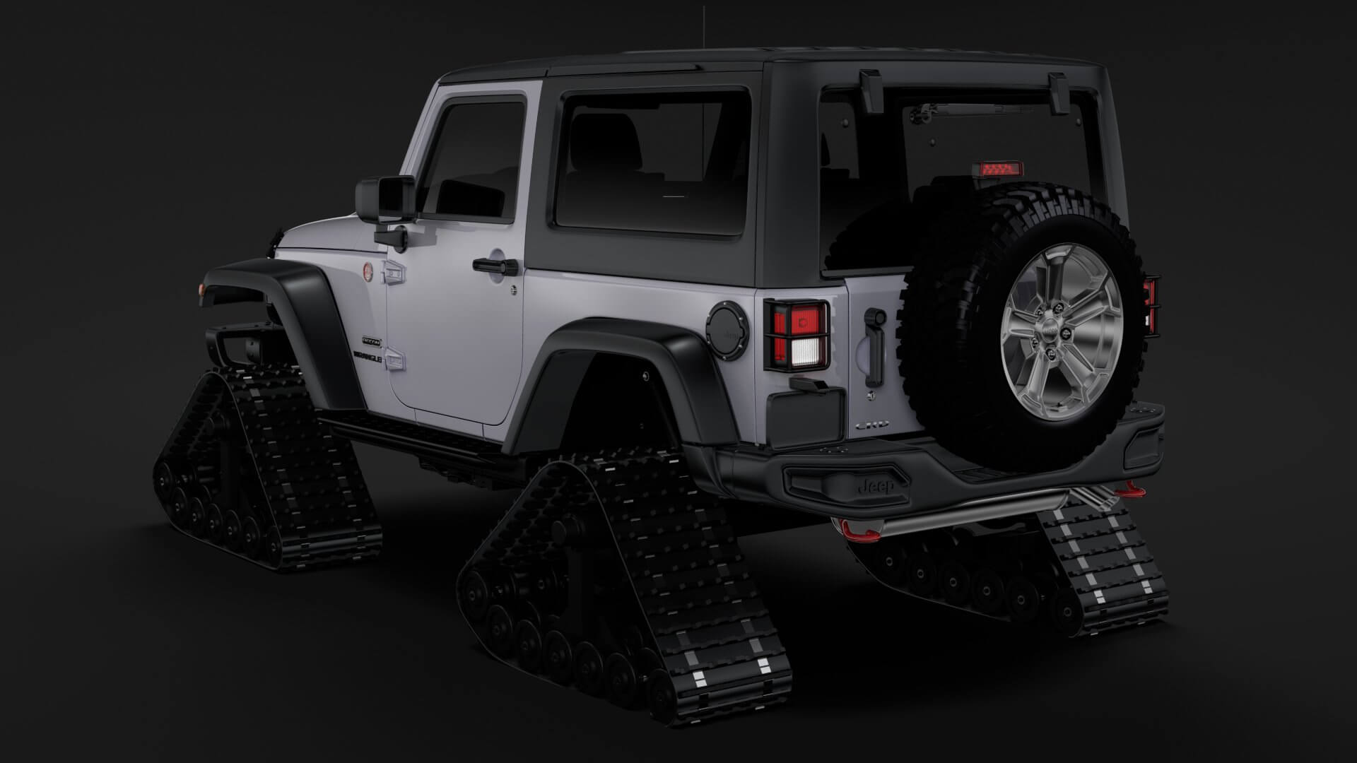 Jeep Wrangler Crawler Rubicon Recon JK 2017 - 3D Model by Creator 3D