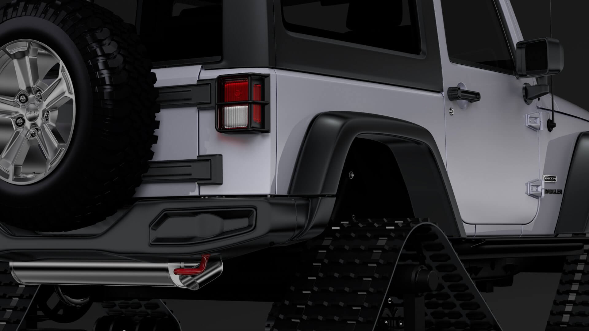 Jeep Wrangler Crawler Rubicon Recon JK 2017 - 3D Model by Creator 3D