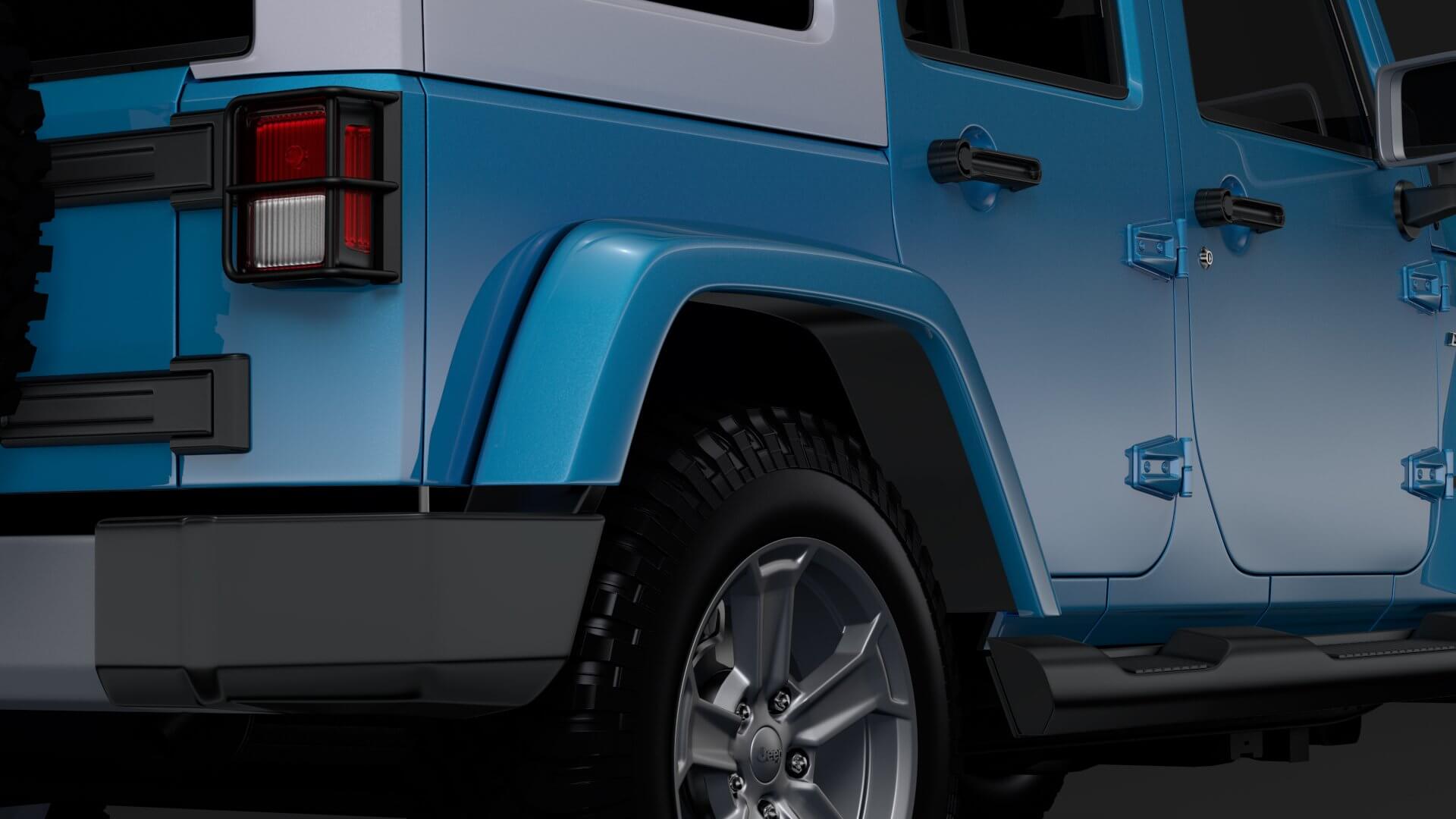 Jeep Wrangler Unlimited Chief JK 2017 - 3D Model by Creator 3D