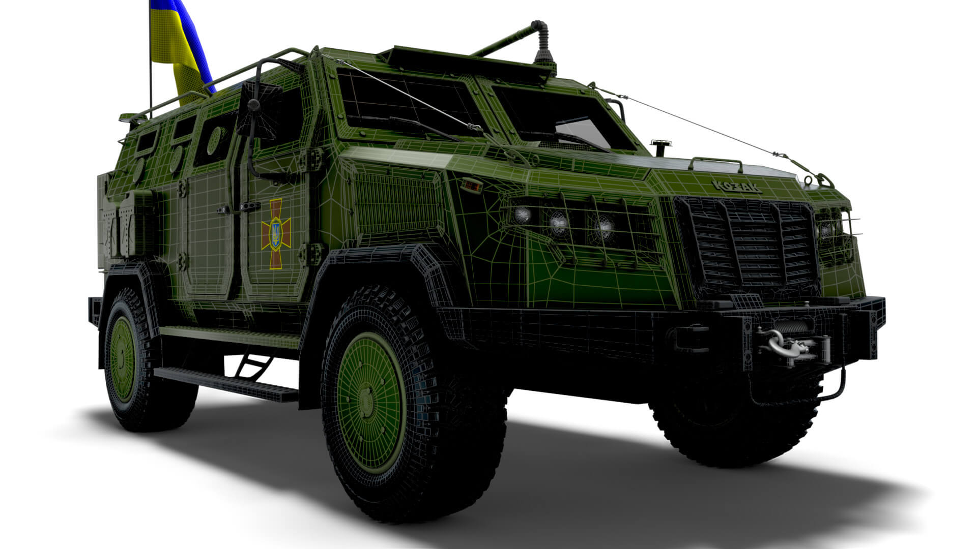 Kozak 2M1 Command Vehicle 2022 - 3D Model by Creator 3D