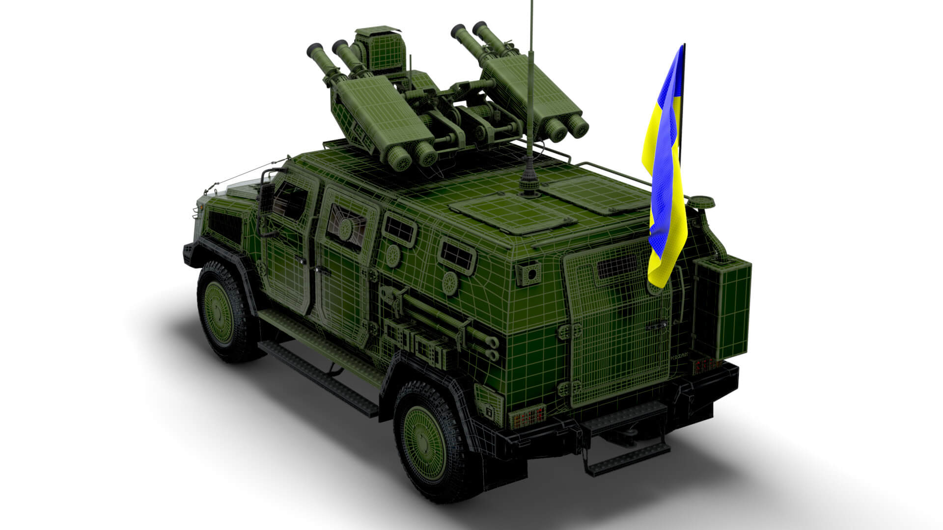 Kozak 2M1 Starstreak 2022 - 3D Model by Creator 3D