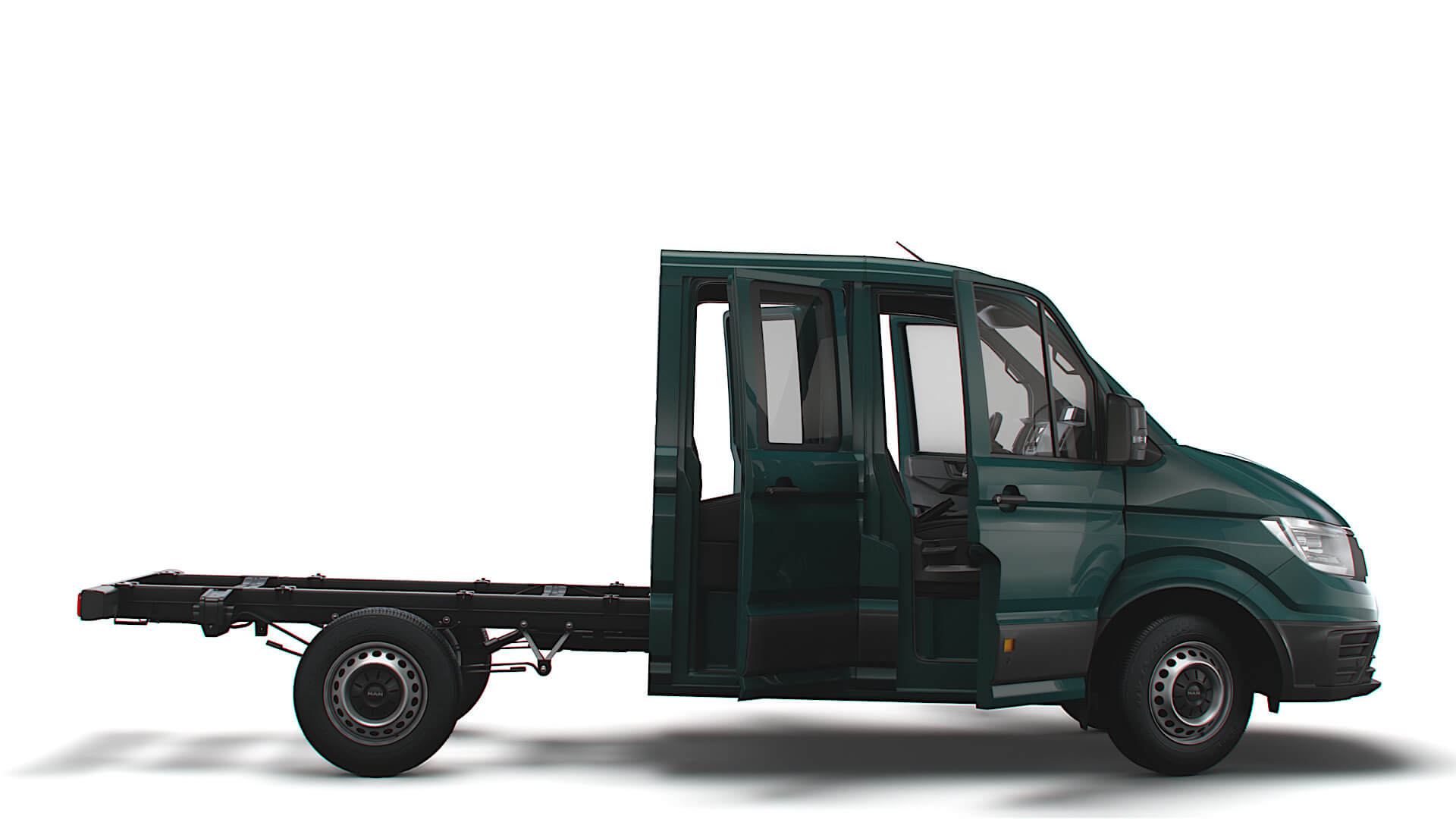 Man TGE Chassis DoubleCab L1 Hqinterior 2023 - 3D Model by Creator 3D
