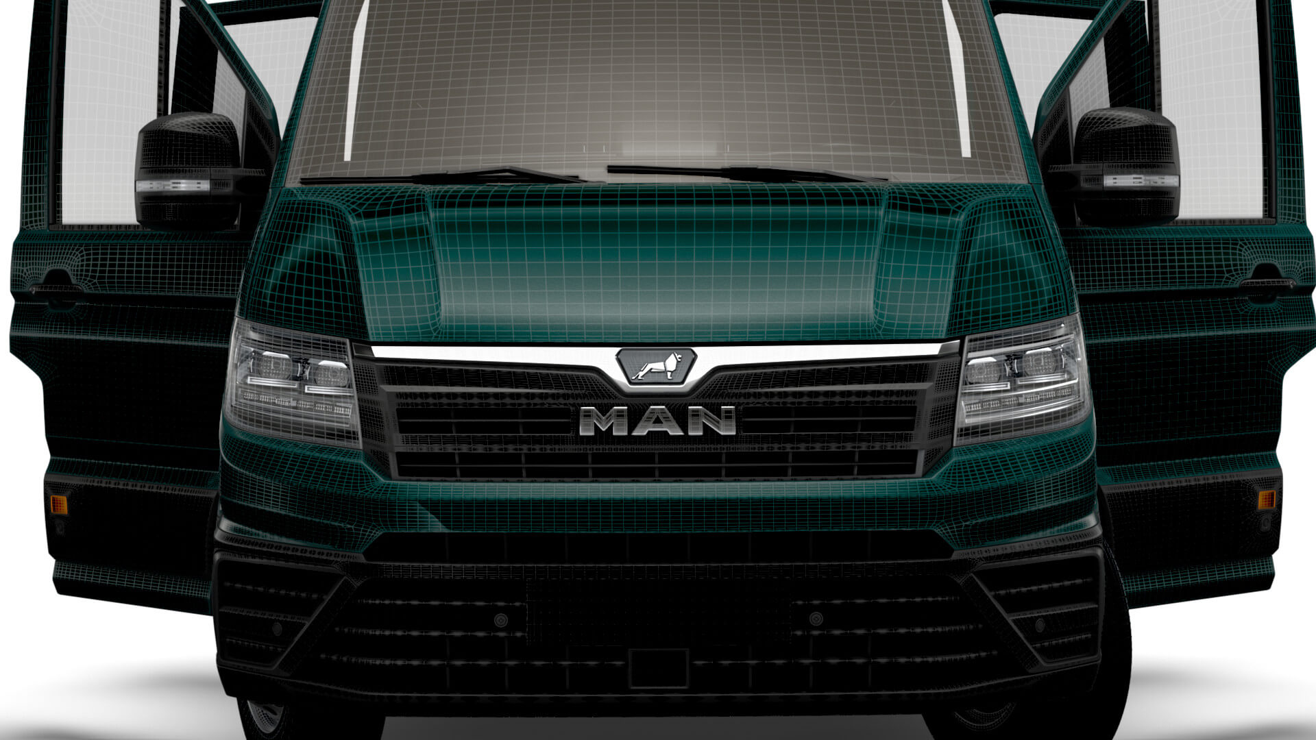 Man TGE Chassis DoubleCab L1 Hqinterior 2023 - 3D Model by Creator 3D