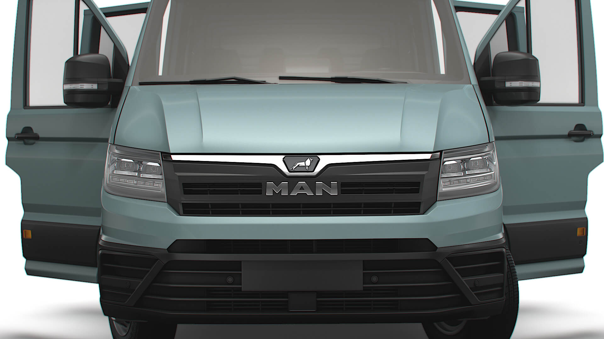 Man TGE Chassis DoubleCab L2 Hqinterior 2023 - 3D Model by Creator 3D