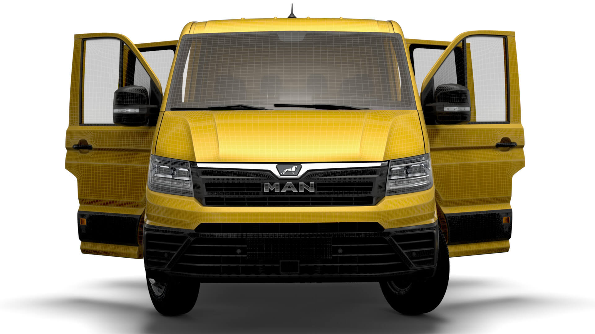 Man TGE Chassis DoubleCab L3 Hqinterior 2023 - 3D Model by Creator 3D