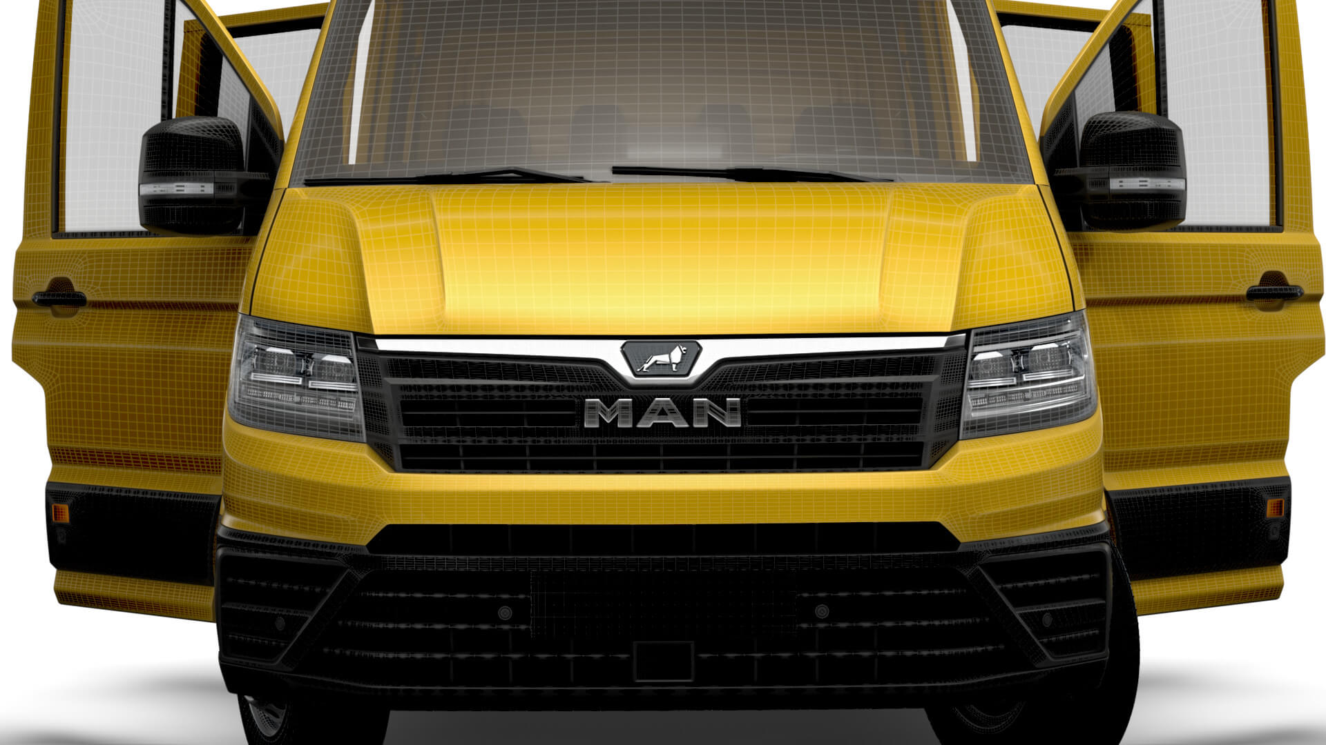 Man TGE Chassis DoubleCab L3 Hqinterior 2023 - 3D Model by Creator 3D