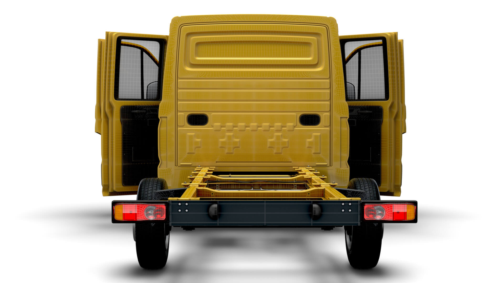 Man TGE Chassis DoubleCab L3 Hqinterior 2023 - 3D Model by Creator 3D