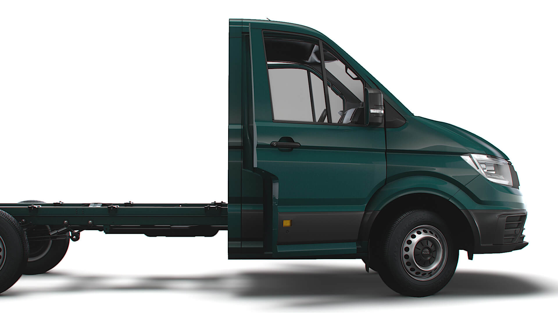 Man TGE Chassis SingleCab L1 Hqinterior 2023 - 3D Model by Creator 3D