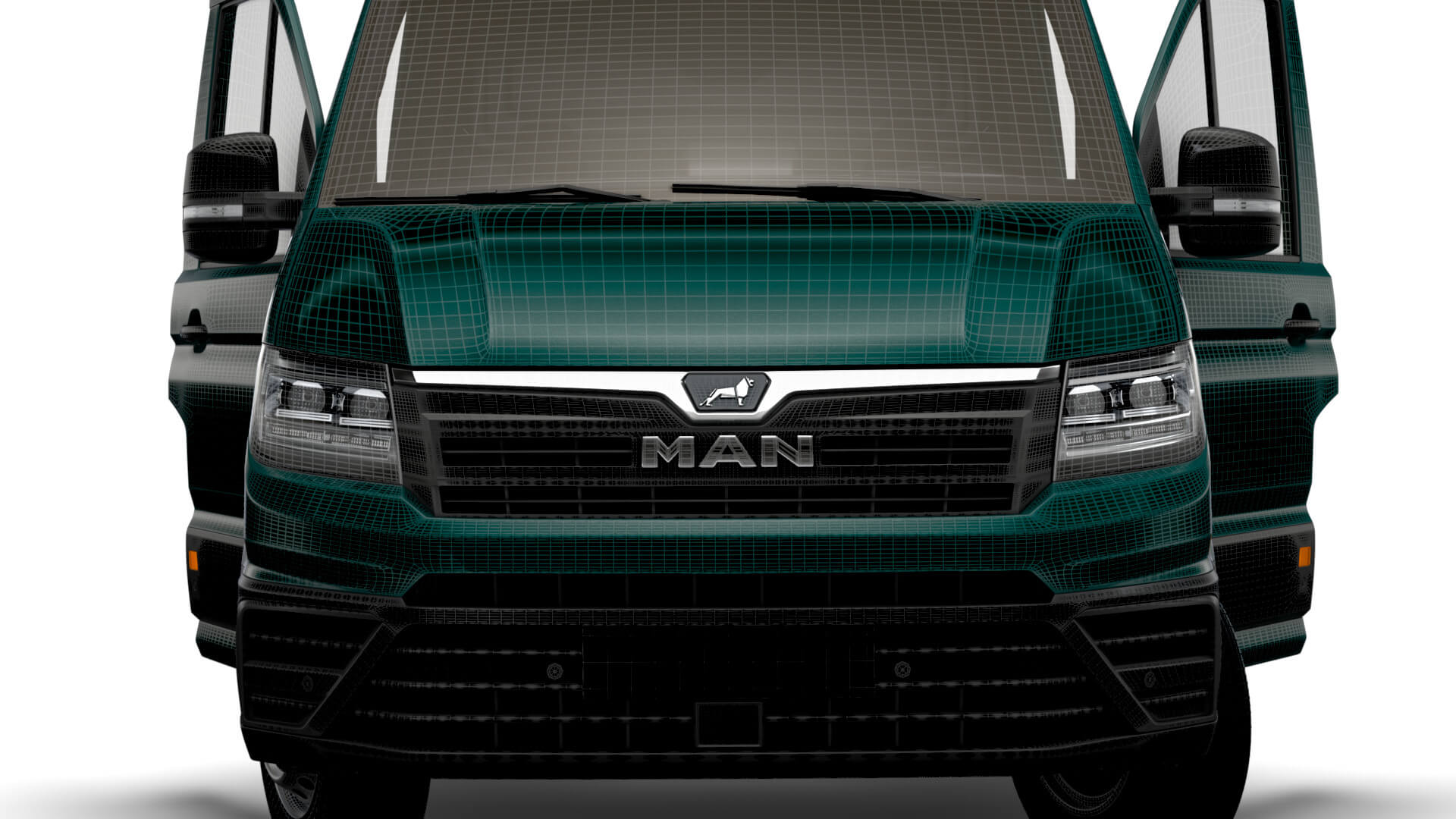 Man TGE Chassis SingleCab L1 Hqinterior 2023 - 3D Model by Creator 3D