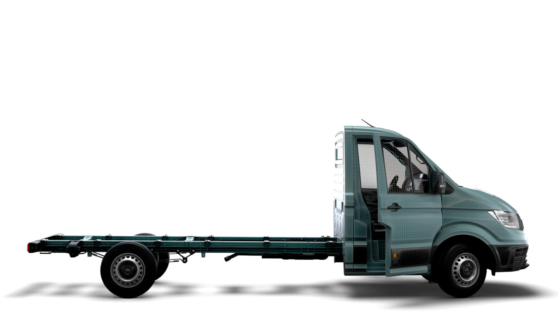 Man TGE Chassis SingleCab L2 Hqinterior 2023 - 3D Model by Creator 3D