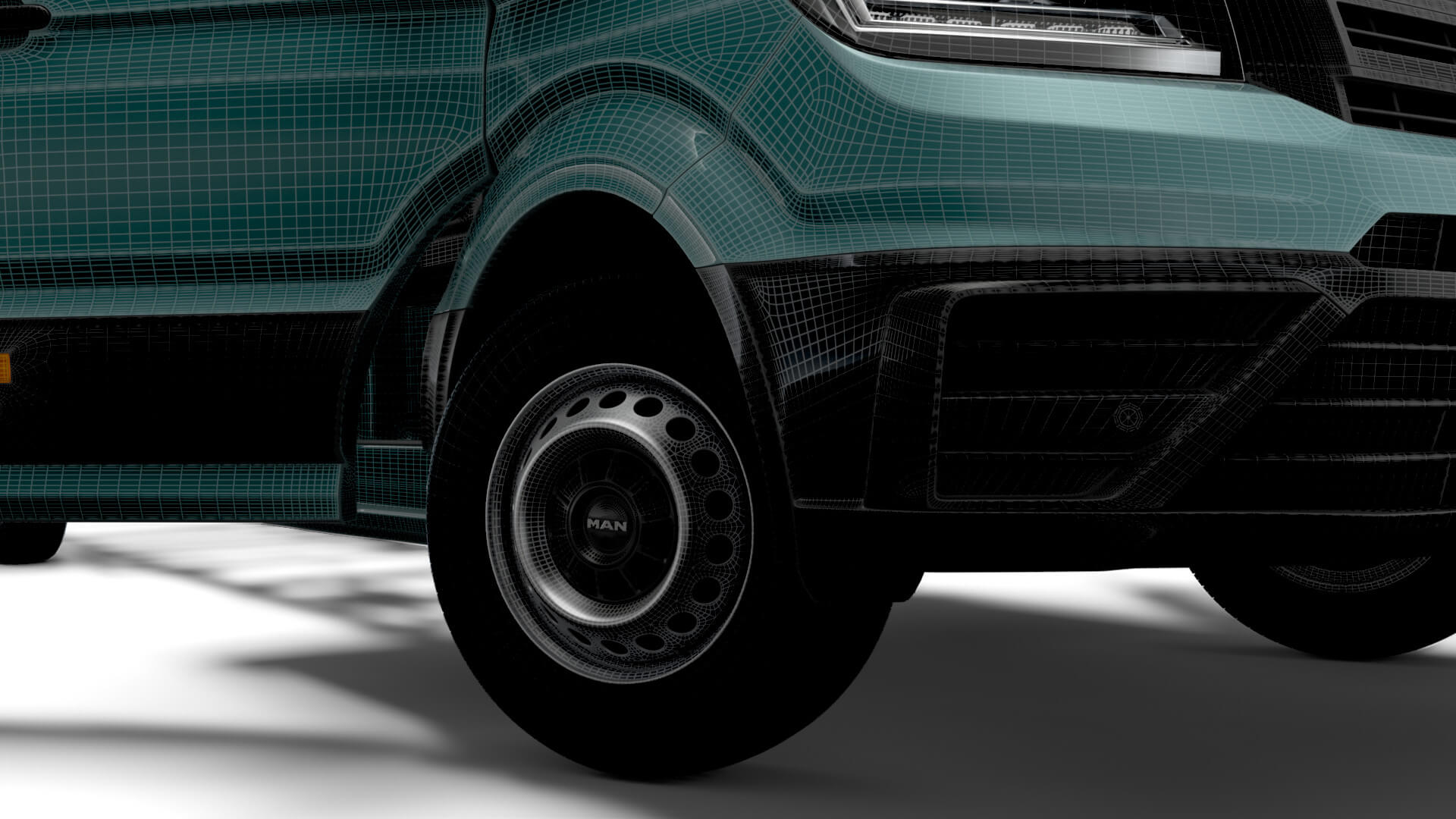 Man TGE Chassis SingleCab L2 Hqinterior 2023 - 3D Model by Creator 3D