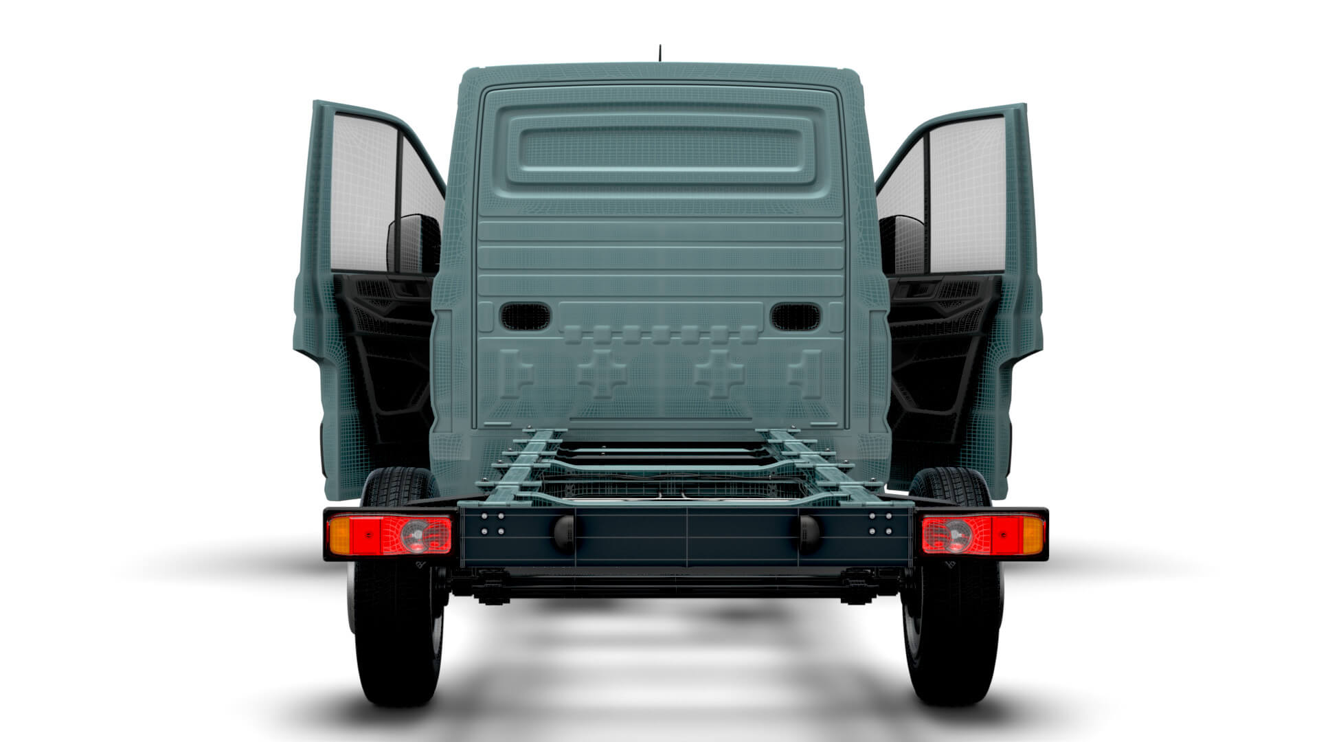 Man TGE Chassis SingleCab L2 Hqinterior 2023 - 3D Model by Creator 3D