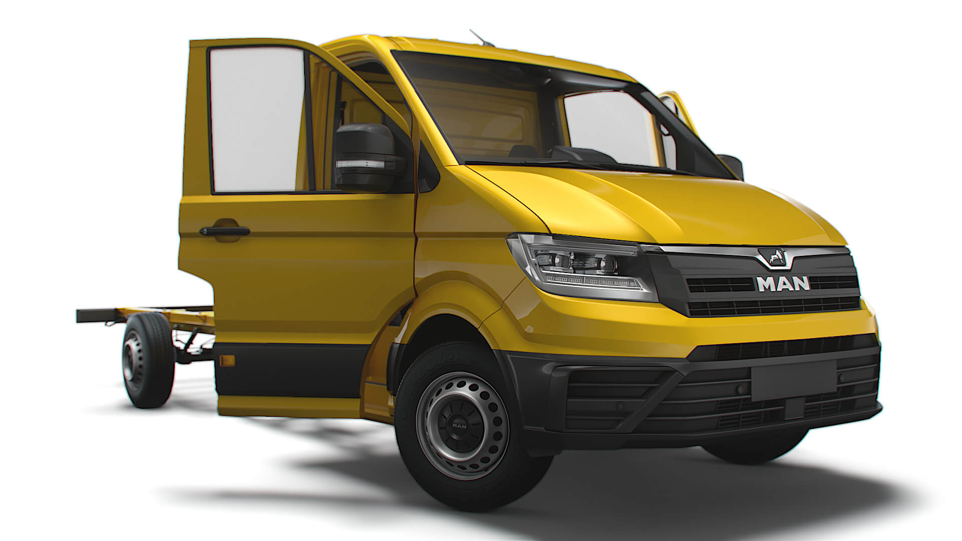 Man TGE Chassis SingleCab L3 Hqinterior 2023 - 3D Model by Creator 3D
