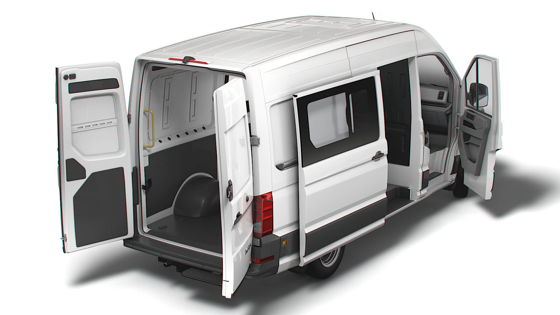 MAN TGE Combi L2H2 HQ Interior 2023 - 3D Model by Creator 3D