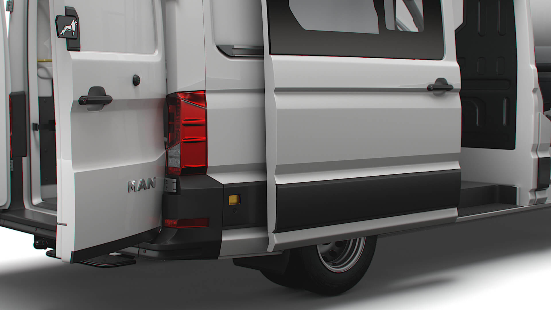 MAN TGE Combi L2H2 HQ Interior 2023 - 3D Model by Creator 3D