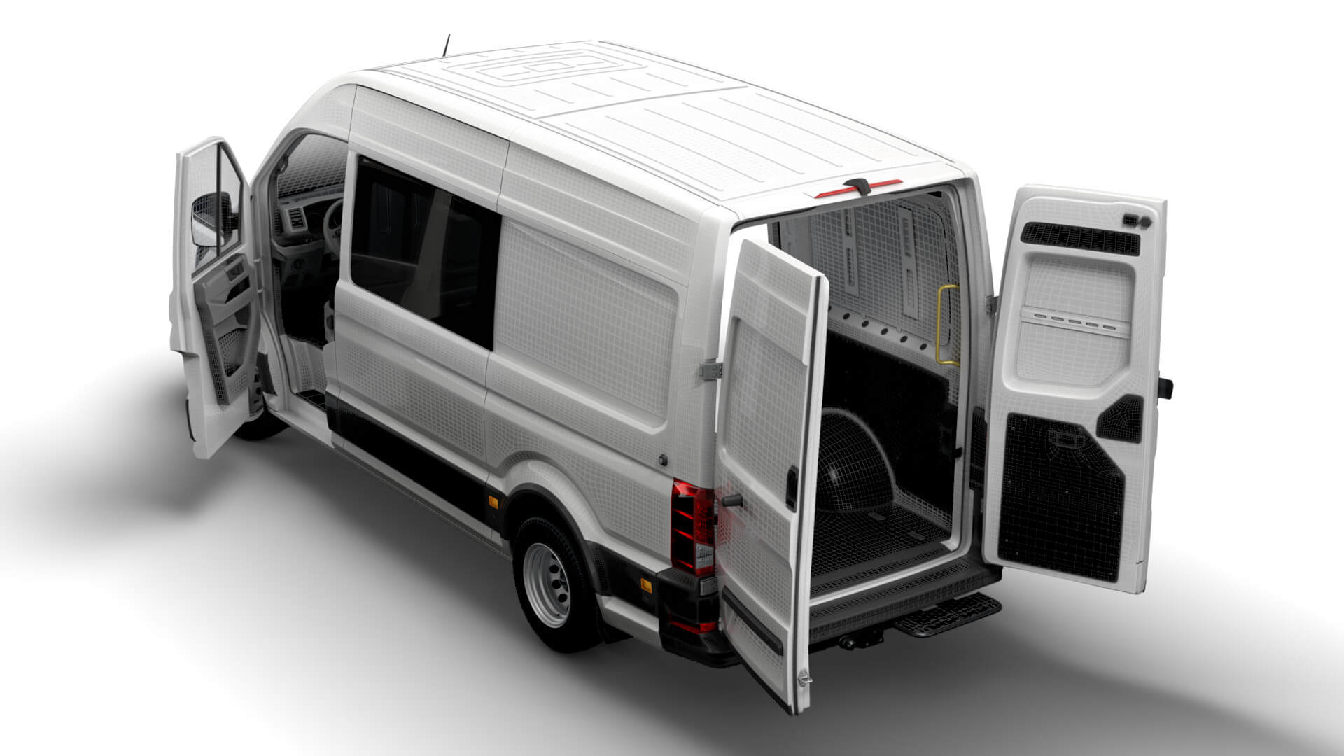 MAN TGE Combi L2H2 HQ Interior 2023 - 3D Model by Creator 3D