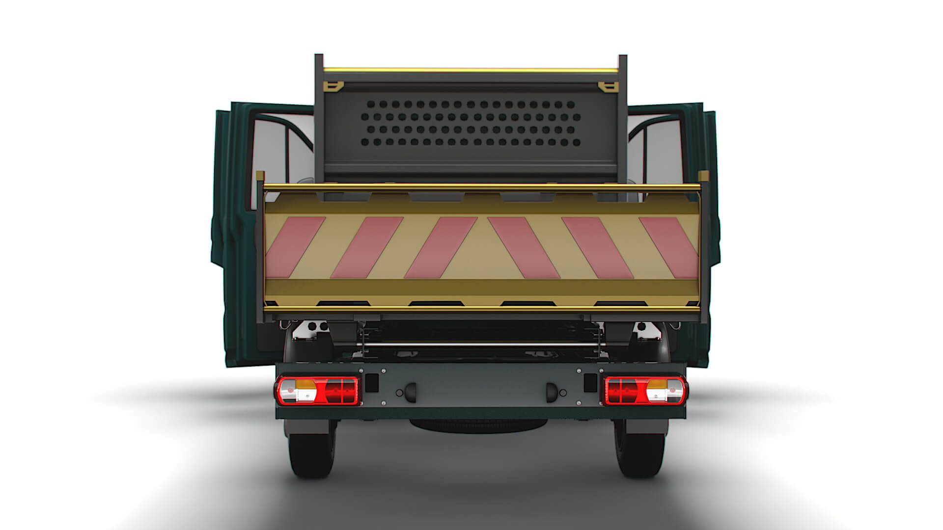 Man TGE Double Cab Tipper HQ Interior 2023 - 3D Model by Creator 3D