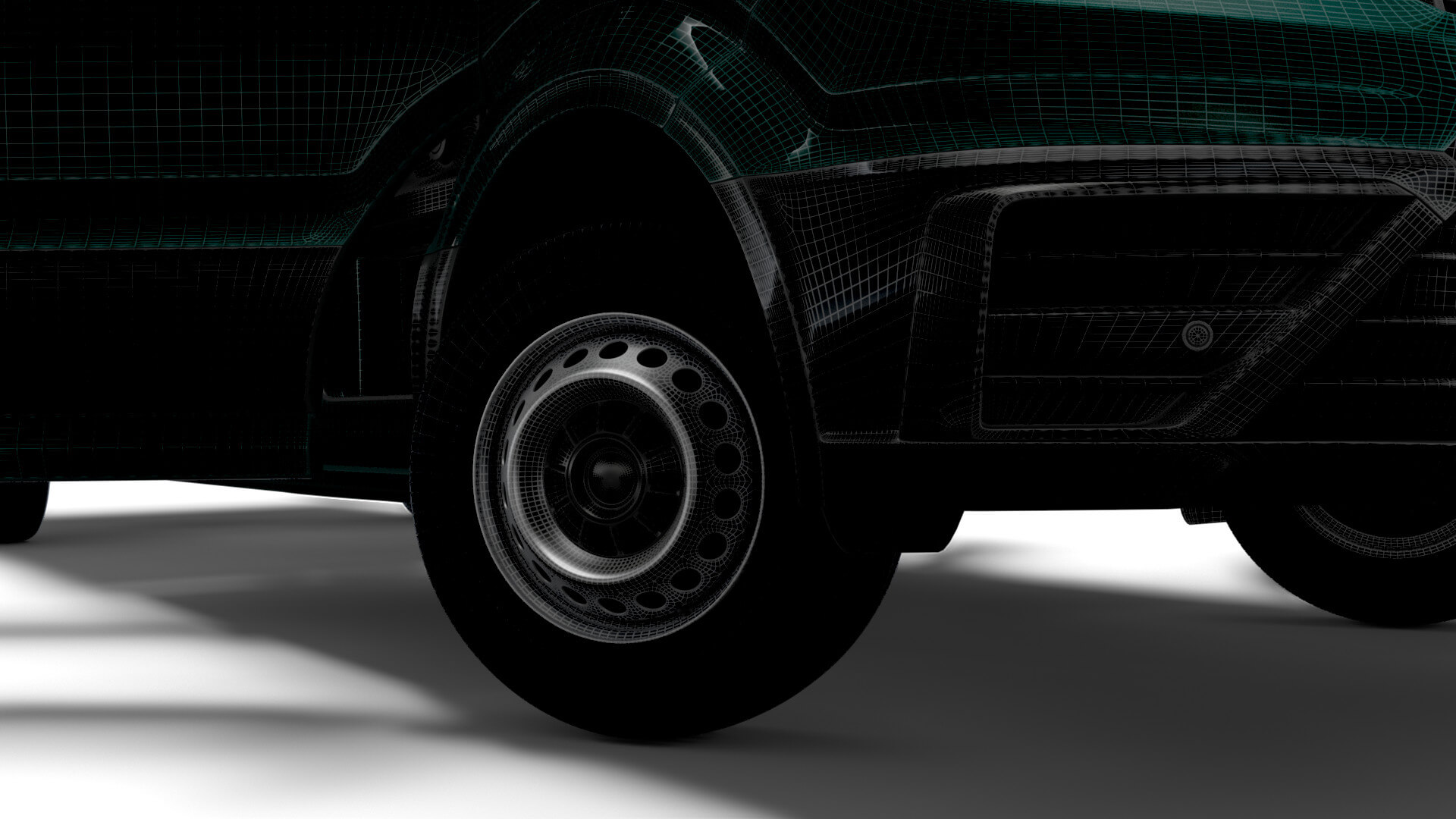 Man TGE Double Cab Tipper HQ Interior 2023 - 3D Model by Creator 3D