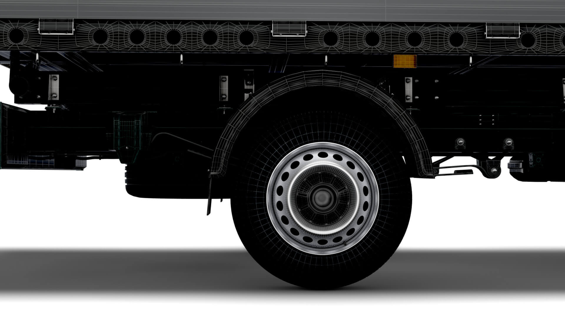 Man TGE Double Cab Tipper HQ Interior 2023 - 3D Model by Creator 3D