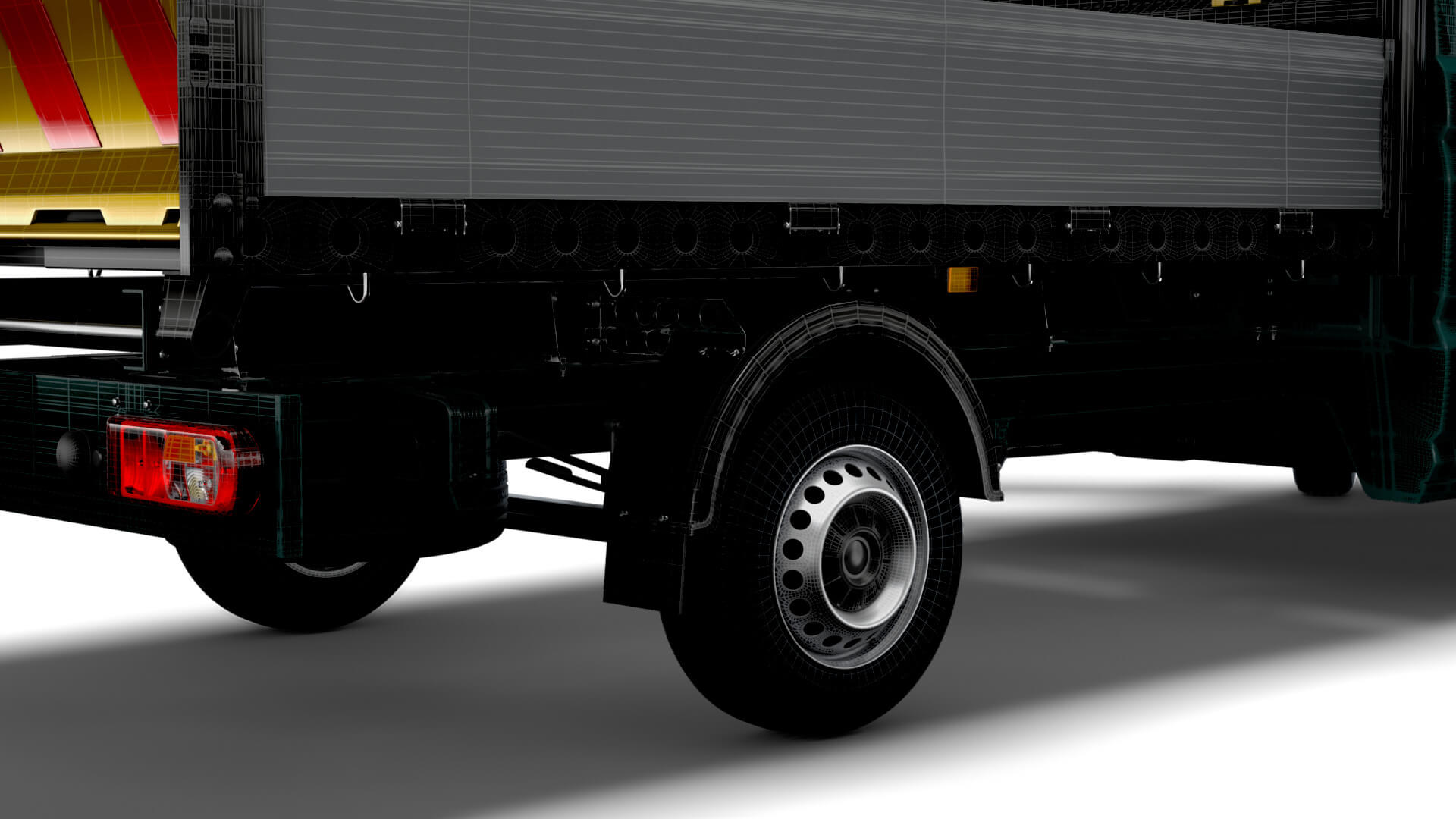 Man TGE Double Cab Tipper HQ Interior 2023 - 3D Model by Creator 3D