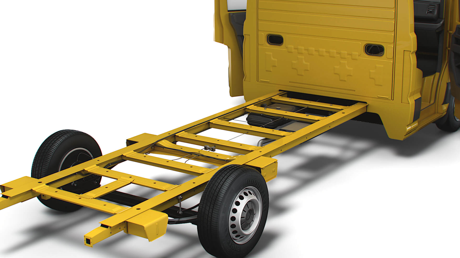 Man TGE Flat Frame Chassis HQ Interior 2023 - 3D Model by Creator 3D