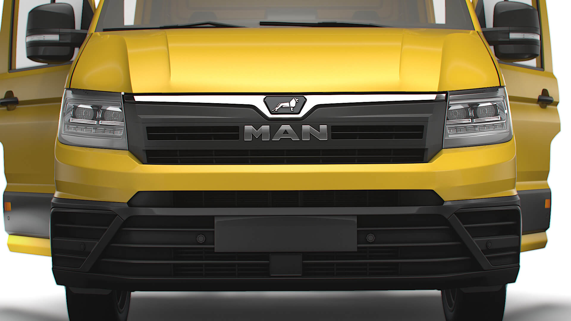 Man TGE Flat Frame Chassis HQ Interior 2023 - 3D Model by Creator 3D