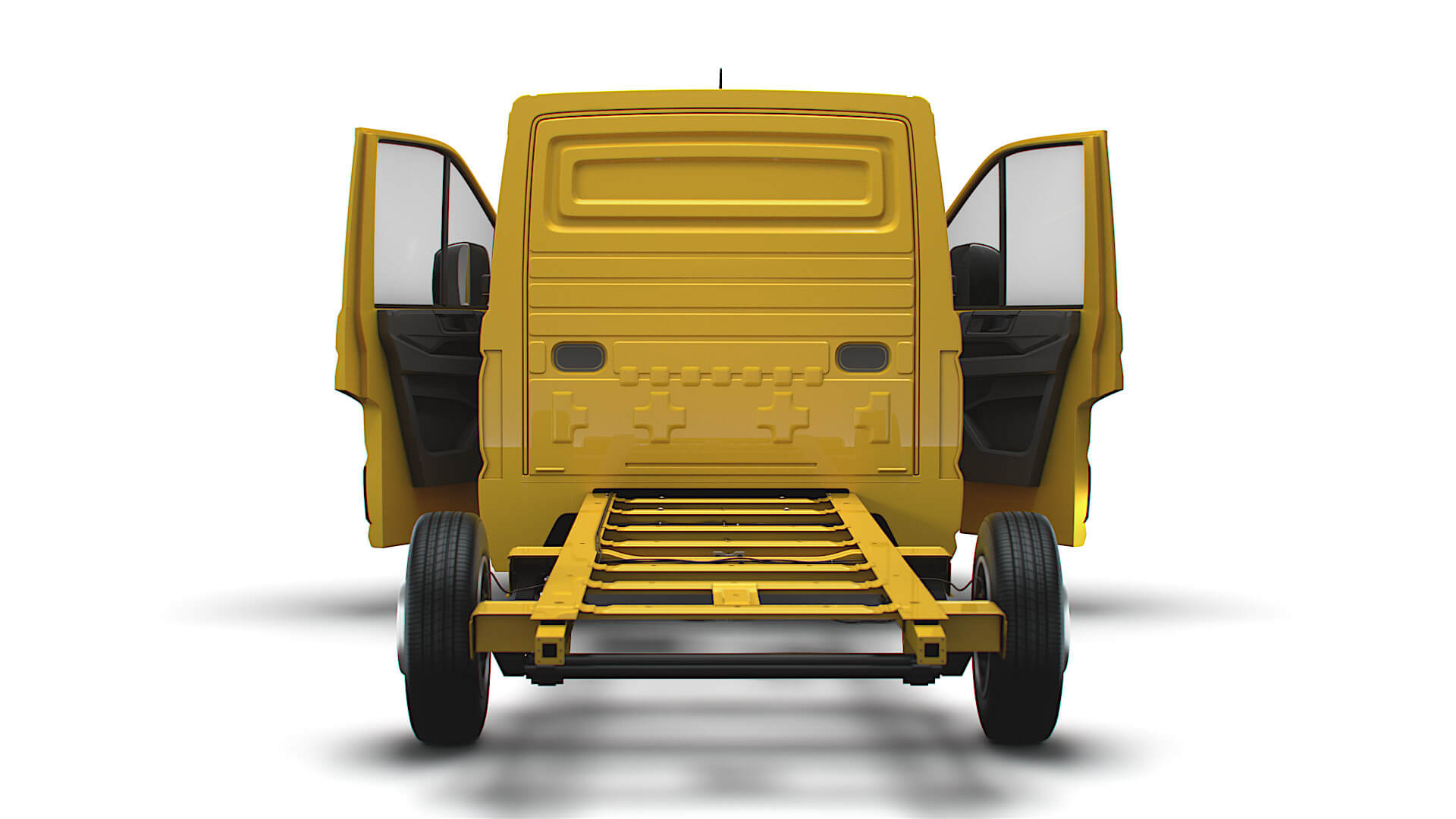 Man TGE Flat Frame Chassis HQ Interior 2023 - 3D Model by Creator 3D