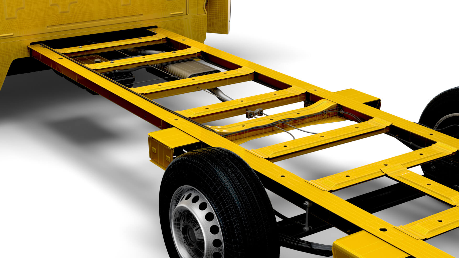 Man TGE Flat Frame Chassis HQ Interior 2023 - 3D Model by Creator 3D