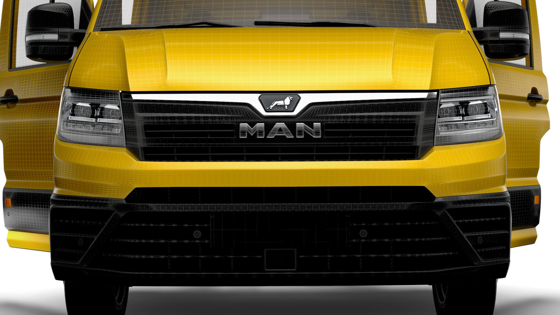 Man TGE Flat Frame Chassis HQ Interior 2023 - 3D Model by Creator 3D