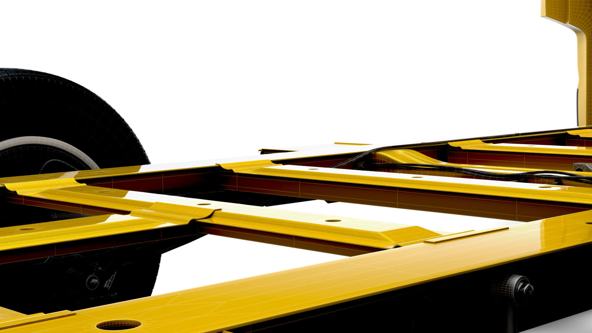 Man TGE Flat Frame Chassis HQ Interior 2023 - 3D Model by Creator 3D