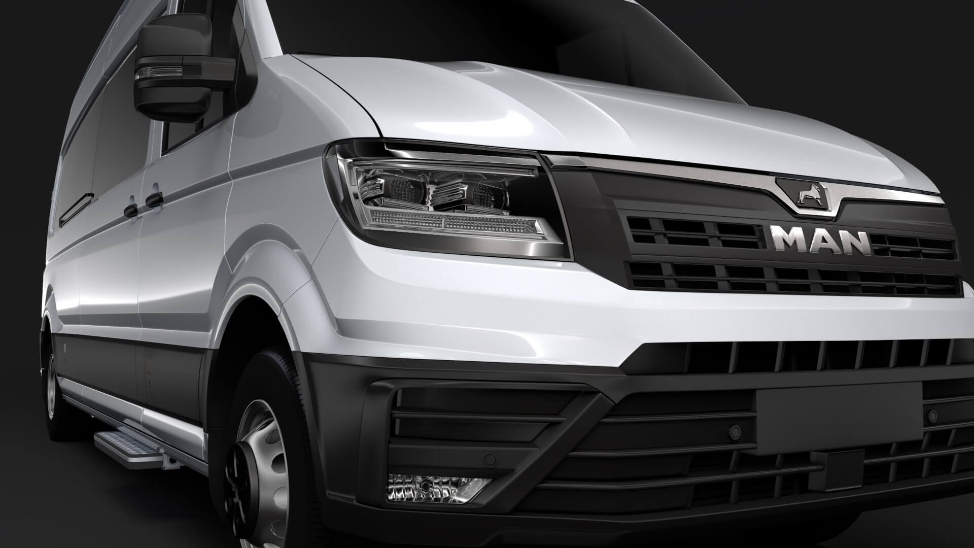 MAN TGE L3H3 Window Van 2018 - 3D Model by Creator 3D